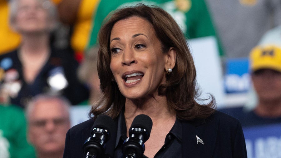 Harris responds to GOP critics over not having biological children ...