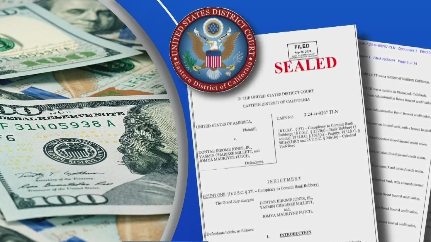 3 indicted in bank robbery scheme spanning Sacramento, several Bay Area ...