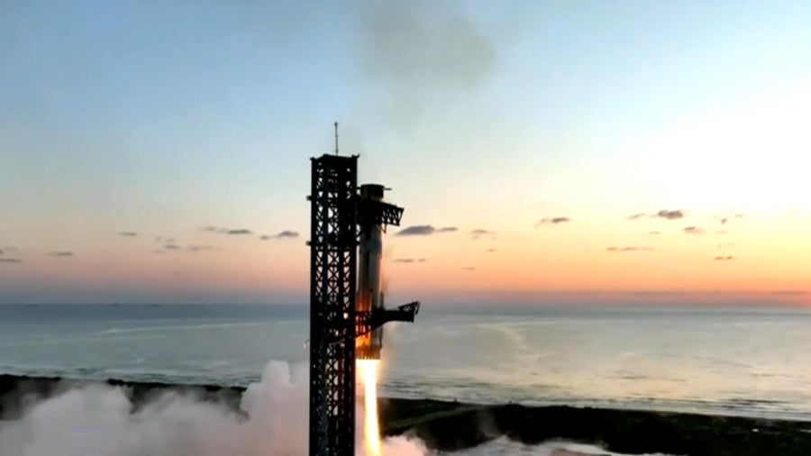 SpaceX pulls off unprecedented feat, grabs descending rocket with ...