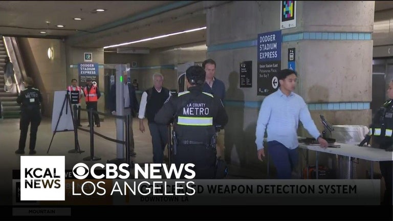 Metro rolls out technology that scans for concealed weapons - CBS Los ...