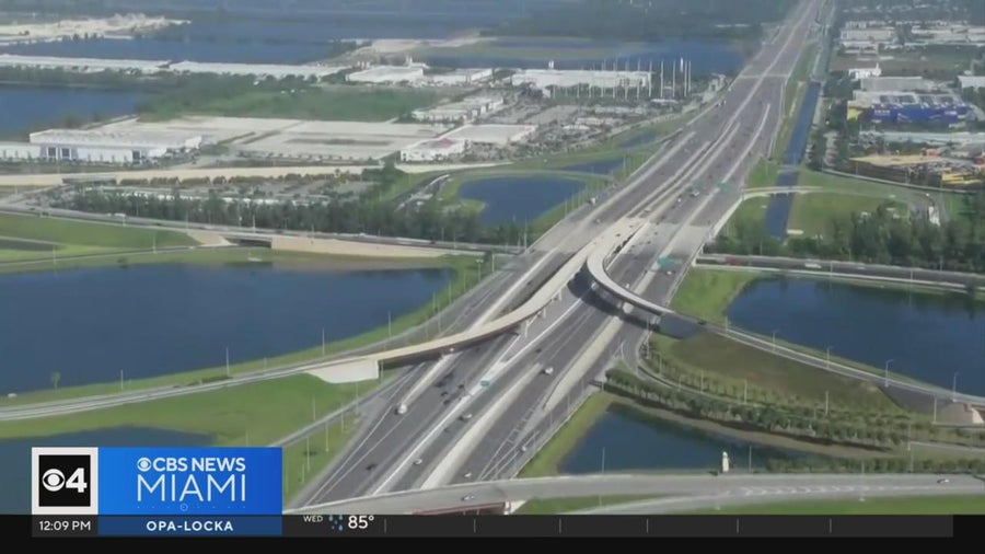 New ramps connect Dolphin Expressway and Florida Turnpike Extension ...