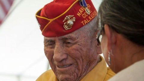 John Kinsel Sr., one of the last Navajo Code Talkers from World War II ...