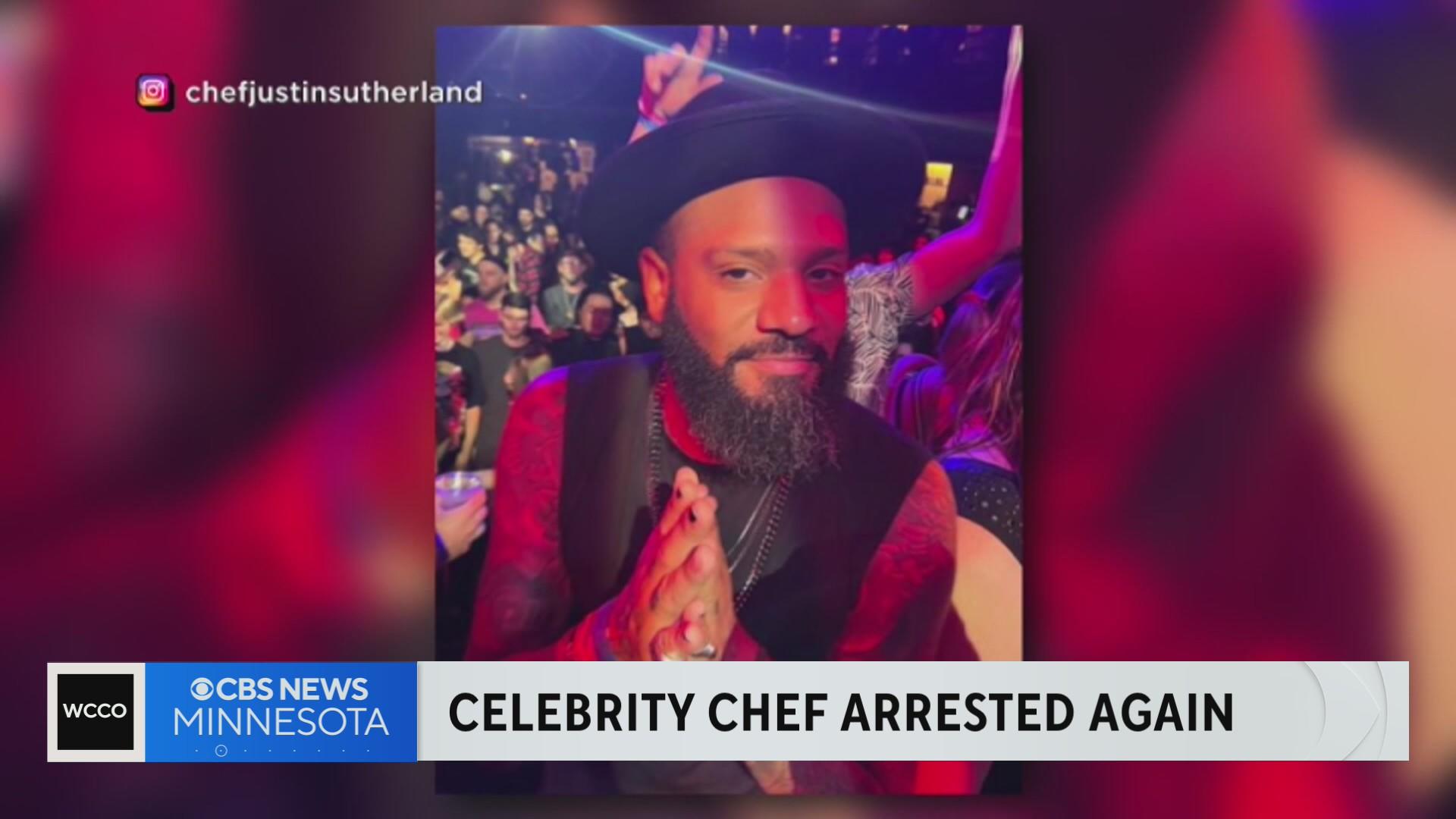Celebrity chef Justin Sutherland arrested in Spirit Halloween store for ...
