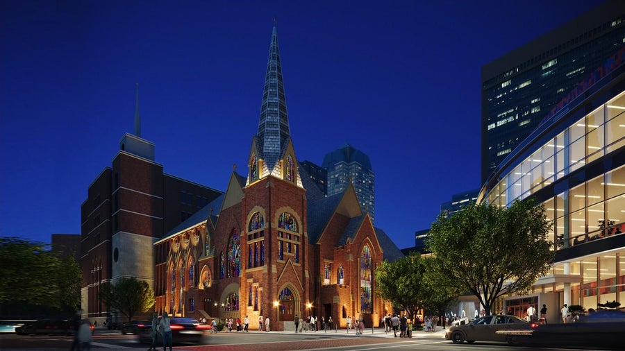 First Baptist Dallas releases designs of historic sanctuary destroyed ...