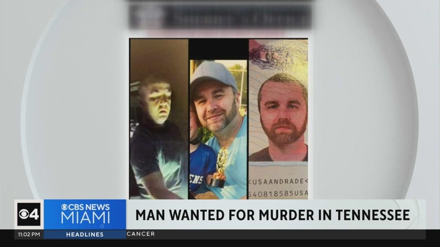 Nationwide manhunt underway for man wanted for Tennessee murder - CBS Miami