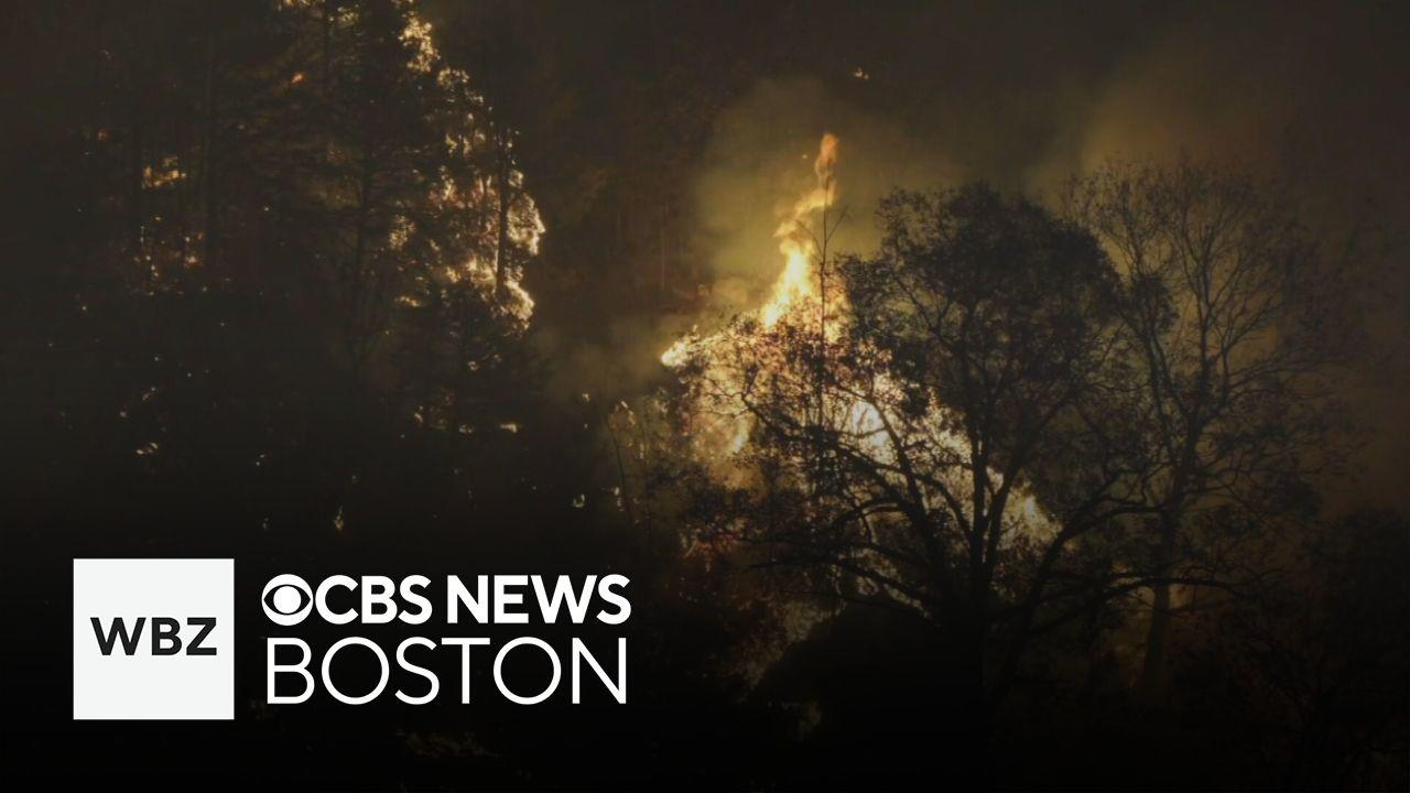 Brush fires erupt in Massachusetts, burn through dozens of acres thanks ...