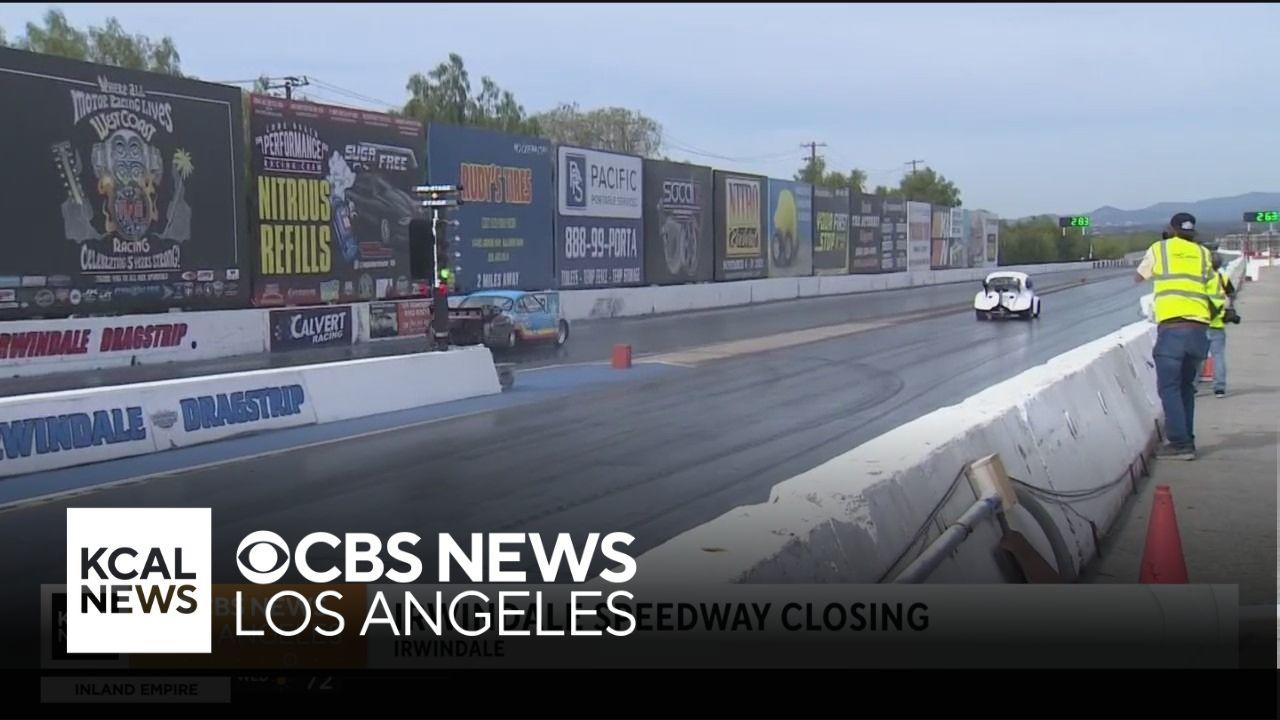 Irwindale Speedway and Dragstrip to close after the 2024 season - CBS ...