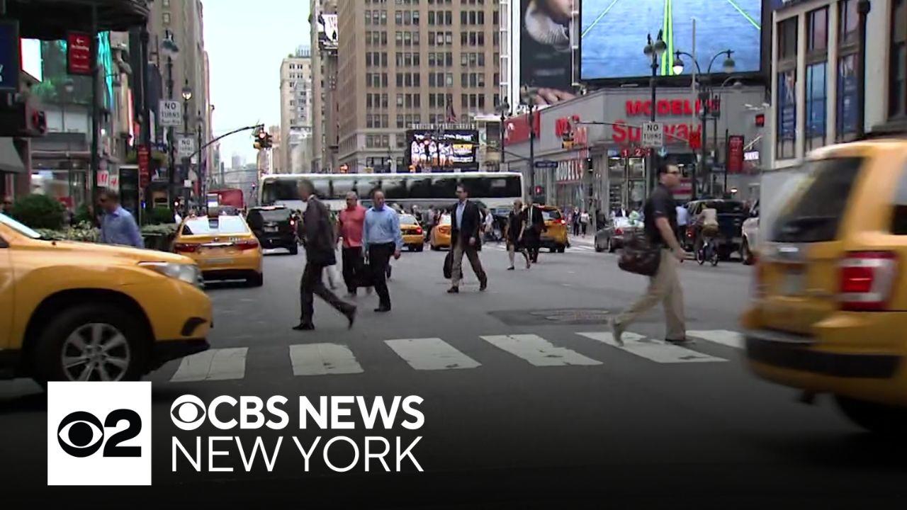 Jaywalking officially legalized in New York City. Here's what it means for pedestrians. - CBS ...