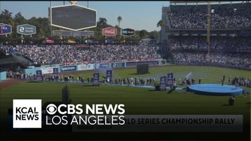 Ice Cube performs, players thank fans in Dodger Stadium ceremony for ...