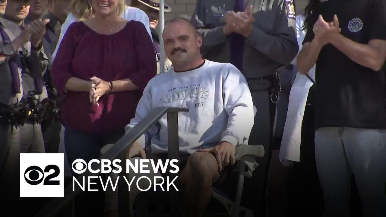 State trooper shot in the leg on Long Island released from hospital as ...