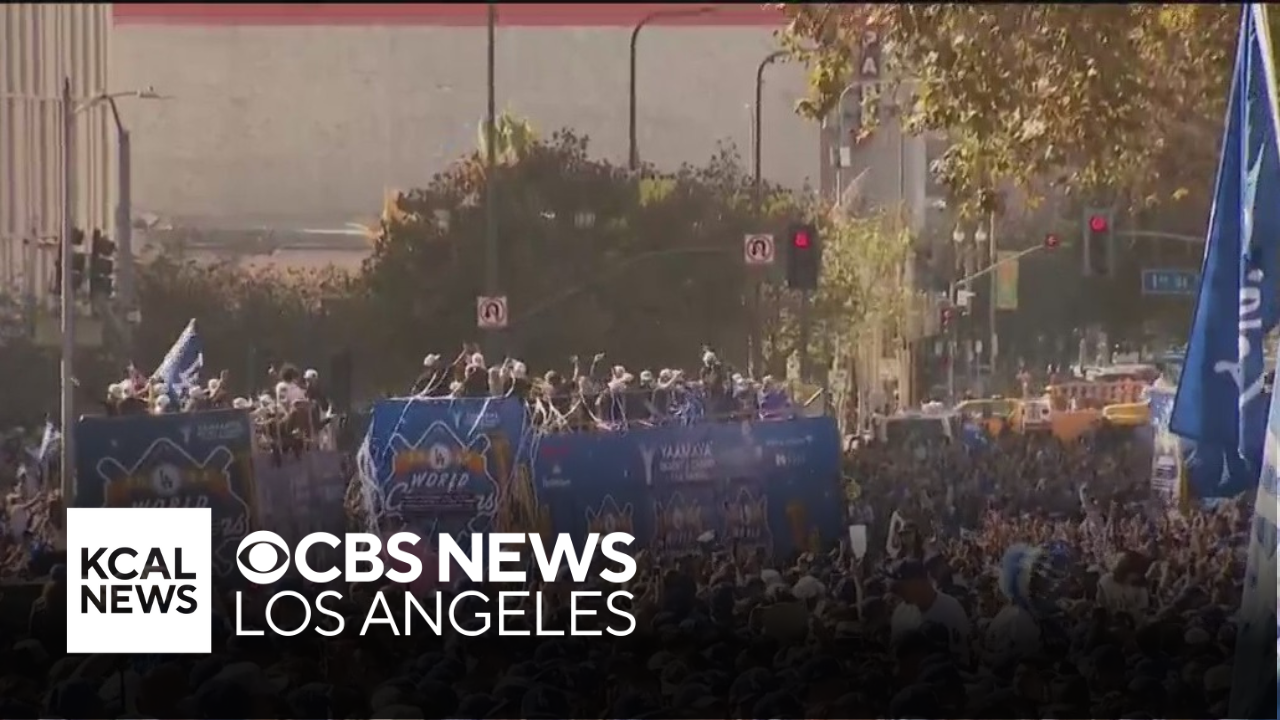 LA Dodgers' World Series parade lights up downtown as fans celebrate ...
