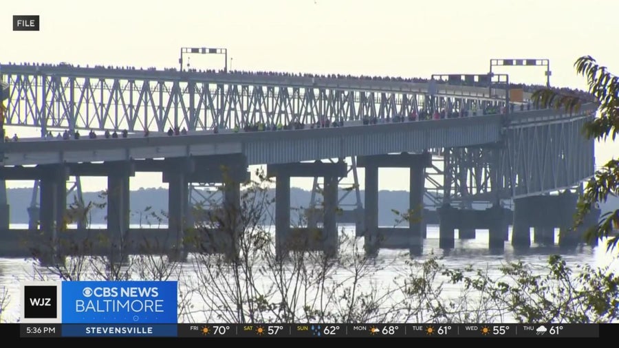 Runners, walkers gear up for annual Bay Bridge Run - CBS Baltimore
