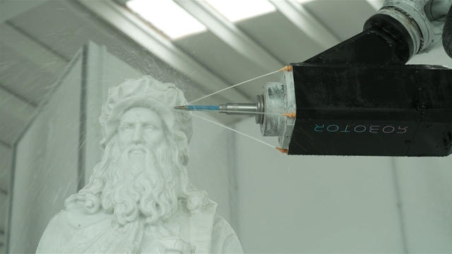 Robots can sculpt marble, but some disagree if they're making art - CBS ...