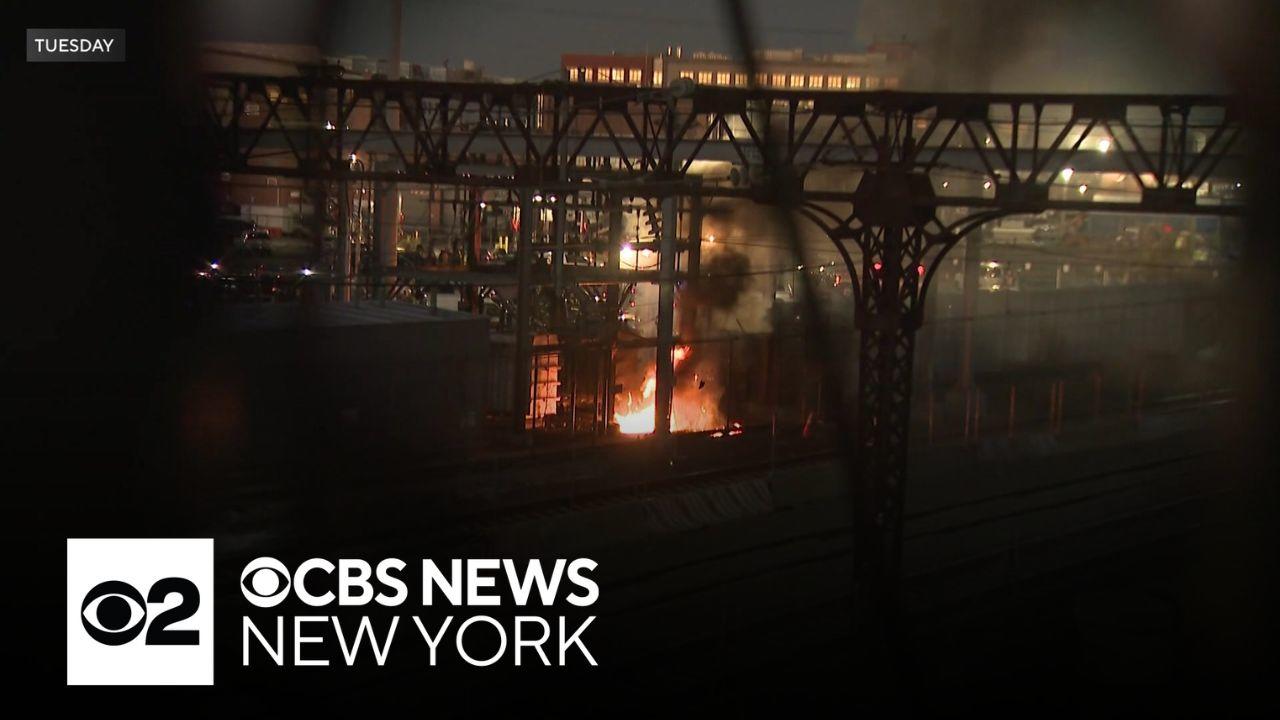 Amtrak service restored after transformer explosion, fire along tracks ...