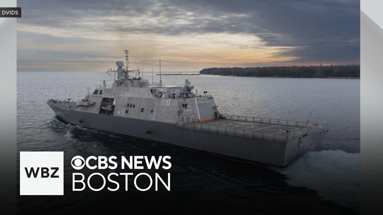 Navy's newest ship commissioned beside USS Constitution - CBS Boston