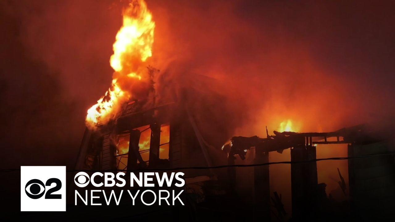 Fire at abandoned home spreads, displaces 14 families in New Jersey ...