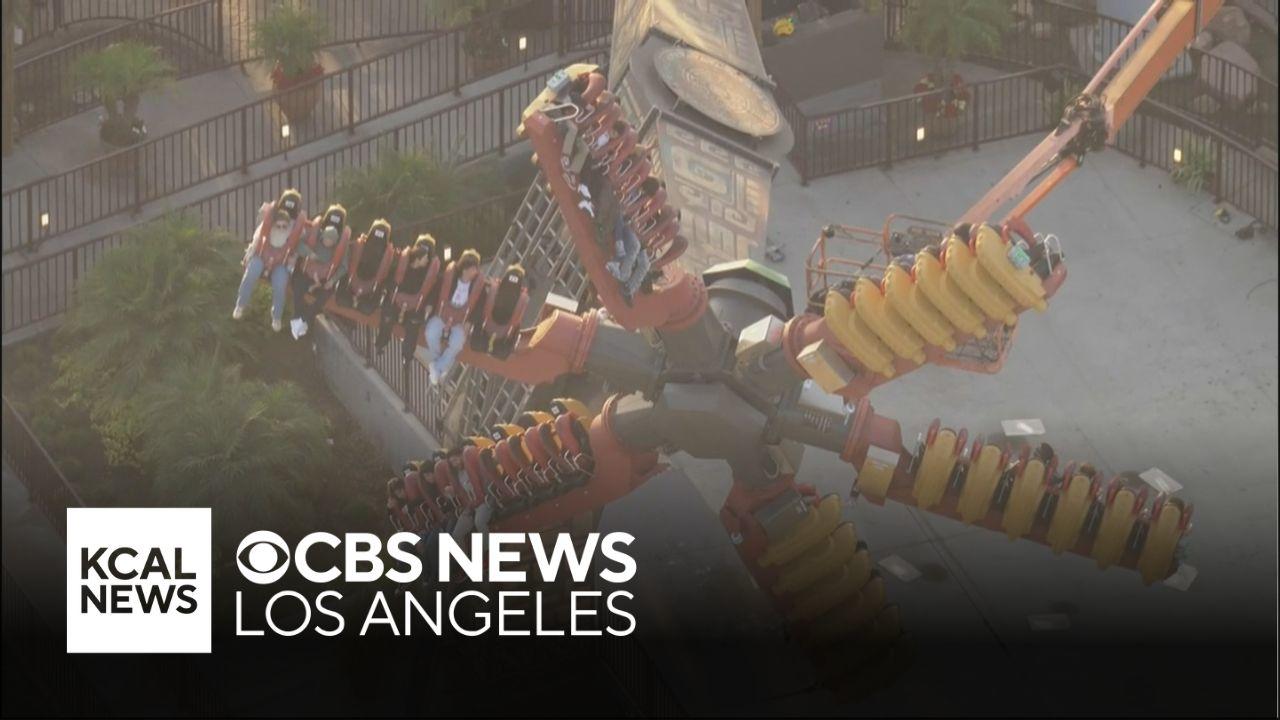 Riders stuck midair for hours after Knott's Berry Farm ride experienced ...
