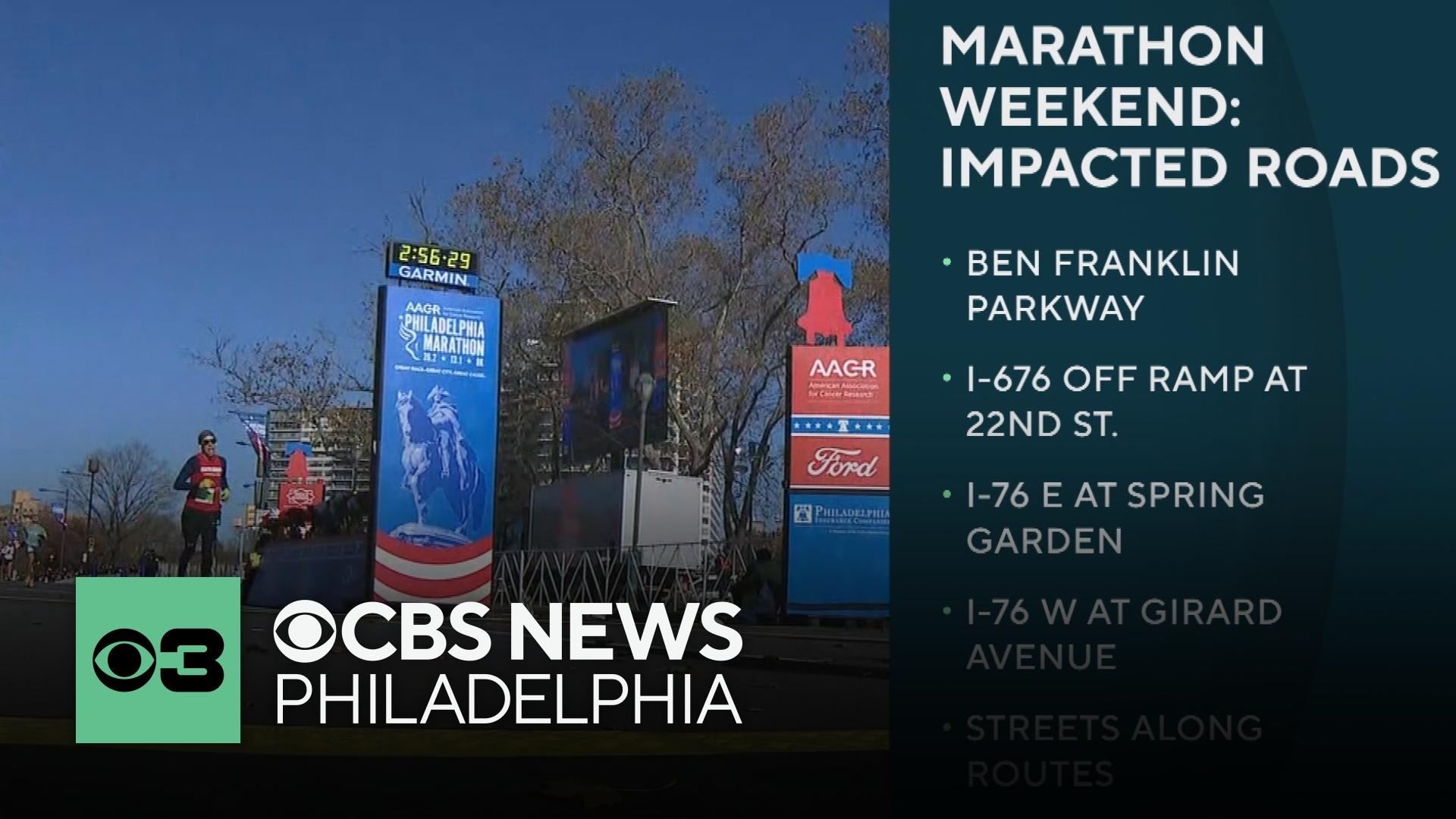 Road closures for 2024 Philadelphia Marathon; maps show race routes ...