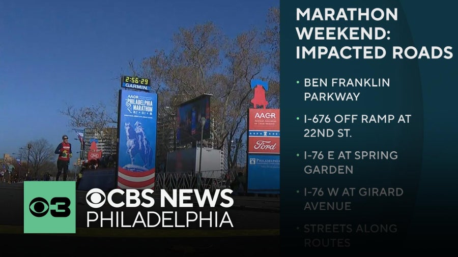 Road closures for 2024 Philadelphia Marathon; maps show race routes ...