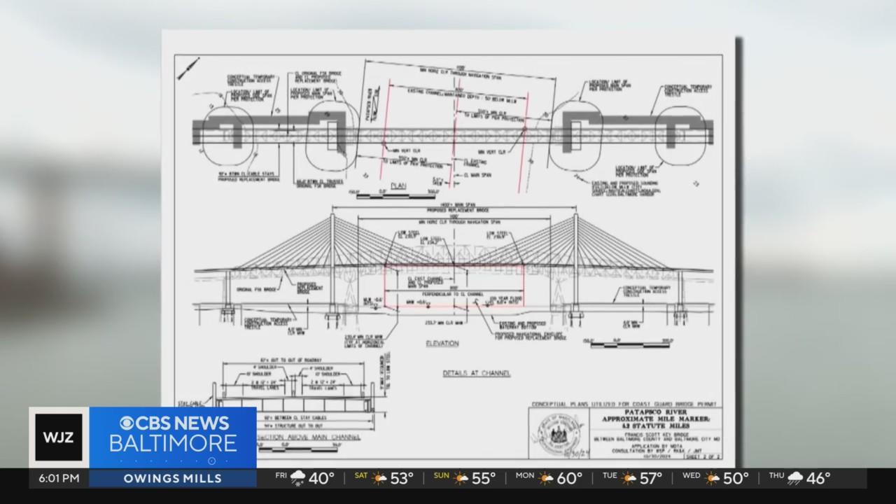 Baltimore's Key Bridge replacement could be taller than the original ...