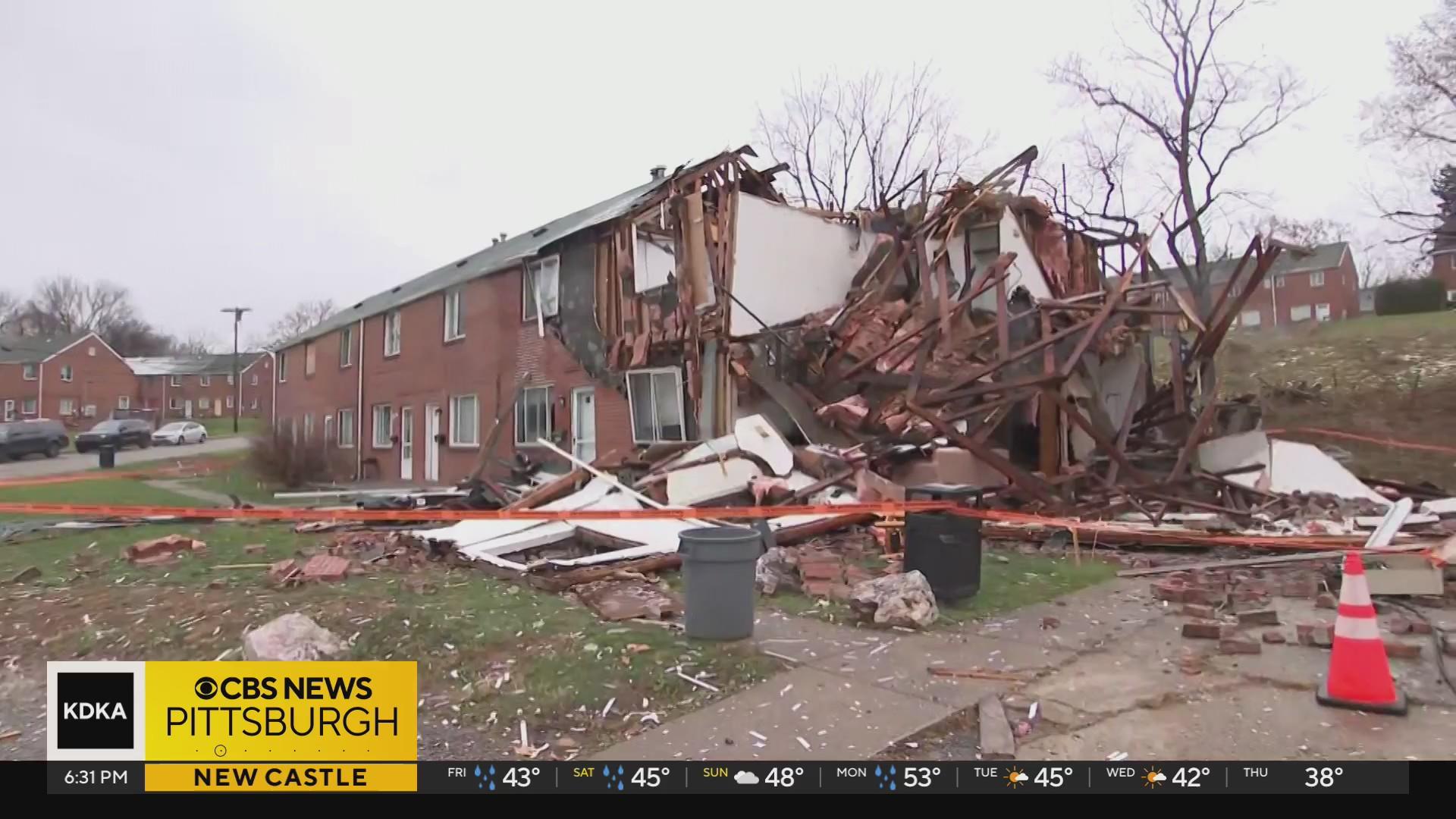 Explosion in Clairton displaces 8 people, destroys 2 apartments - CBS Pittsburgh