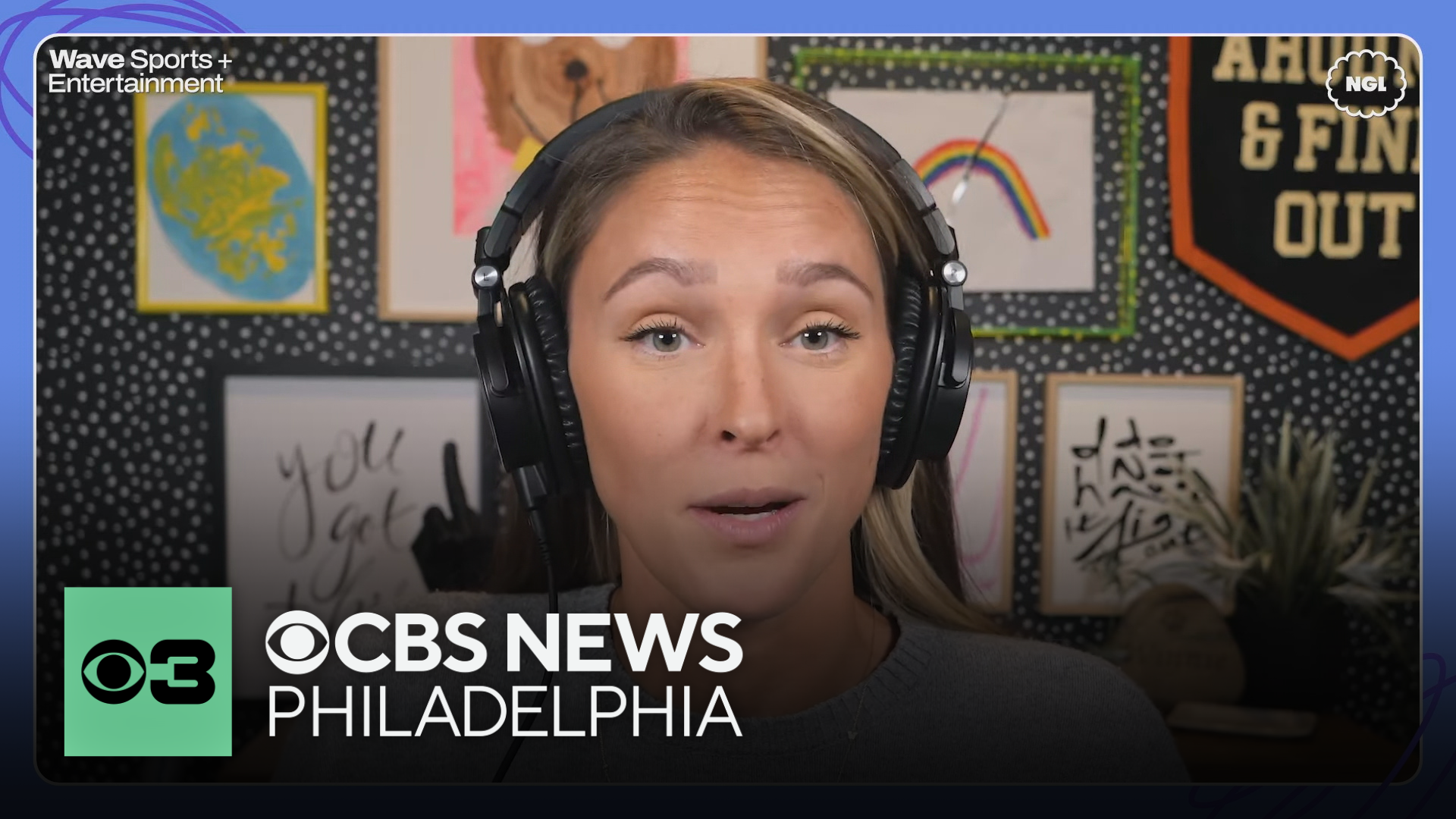 Kylie Kelce launches new "Not Gonna Lie" podcast: "I'm just as shocked ...