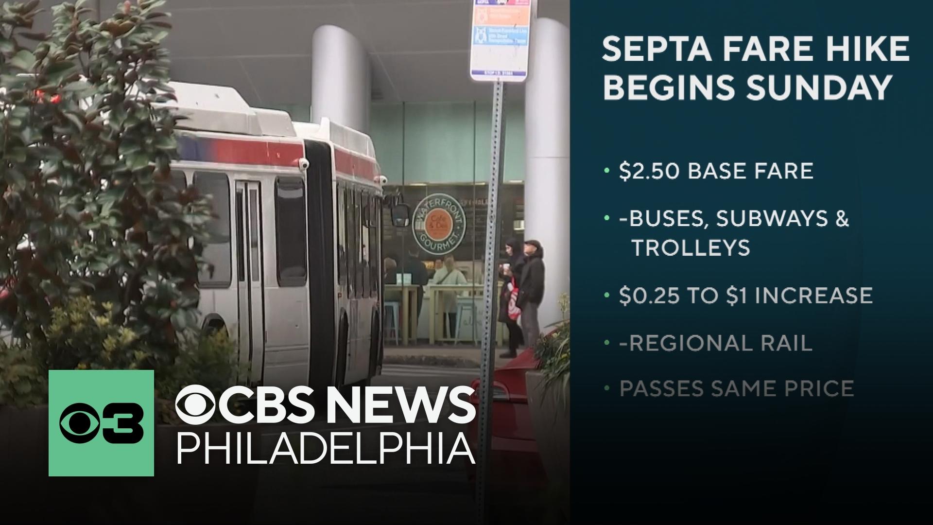 SEPTA fares increase to $2.50 for bus, subway, trolley riders. Here's ...