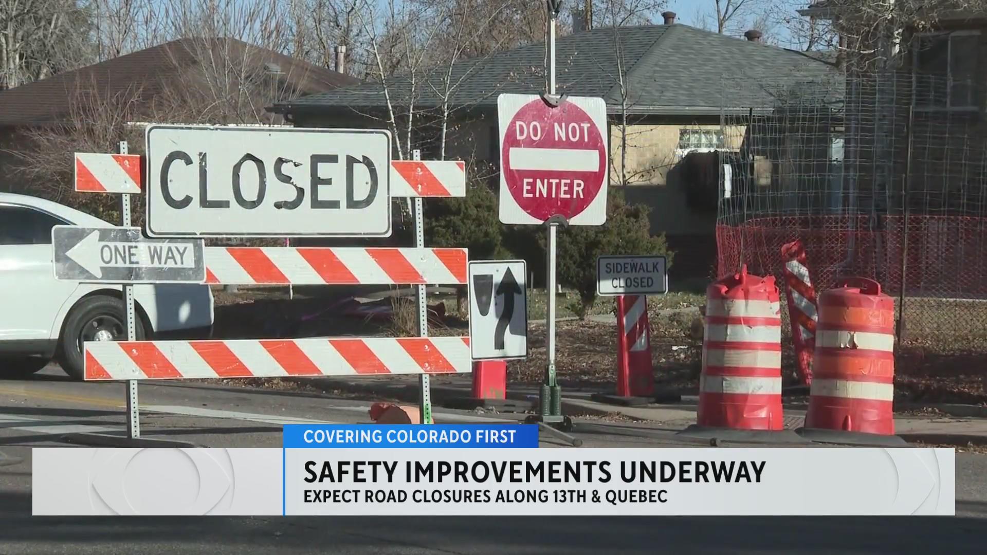 Road construction underway to improve sidewalks along Quebec Street in ...