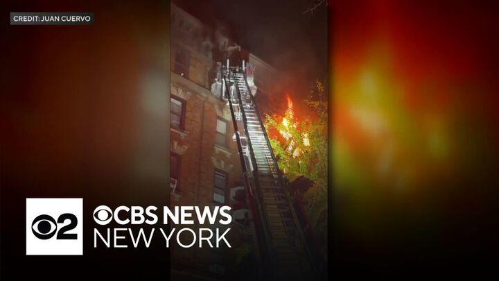 Upper East Side fire leaves 1 dead, 6 hurt. Video shows massive flames ...