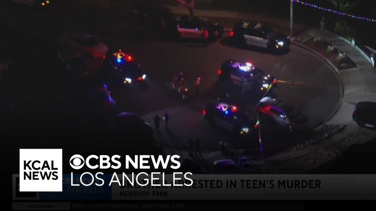 Man arrested for allegedly killing teenager in Thousand Oaks neighborhood was his brother ...