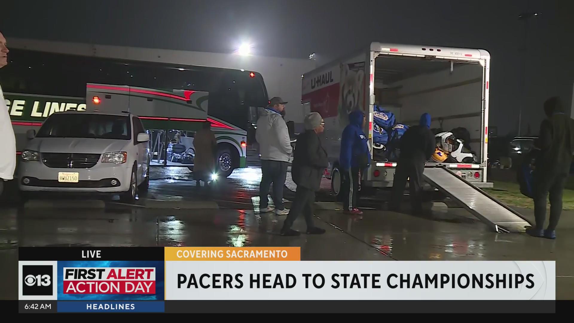 Grant Union High School football team takes off for state championships ...