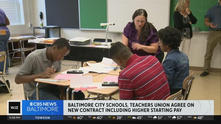 Baltimore City teachers get salary increases, career growth ...