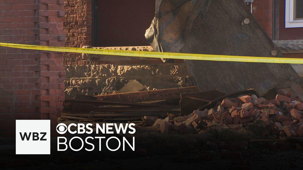 Resident hurt after building partially collapses during storm in ...
