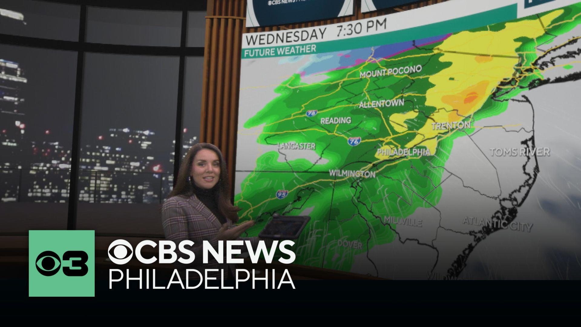 Rain returns to Philadelphia area Wednesday afternoon, followed by ...