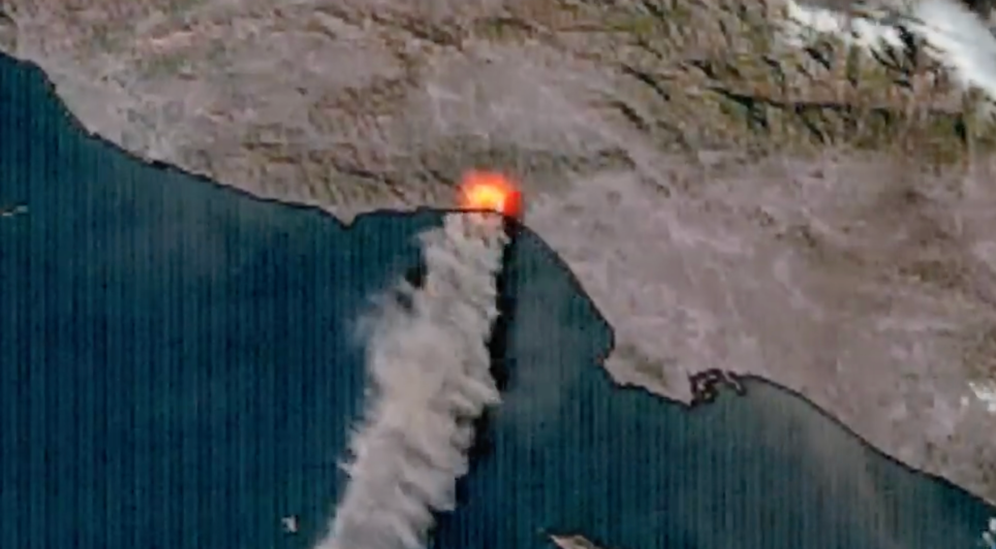 Satellite videos show explosive growth of California fires from space ...