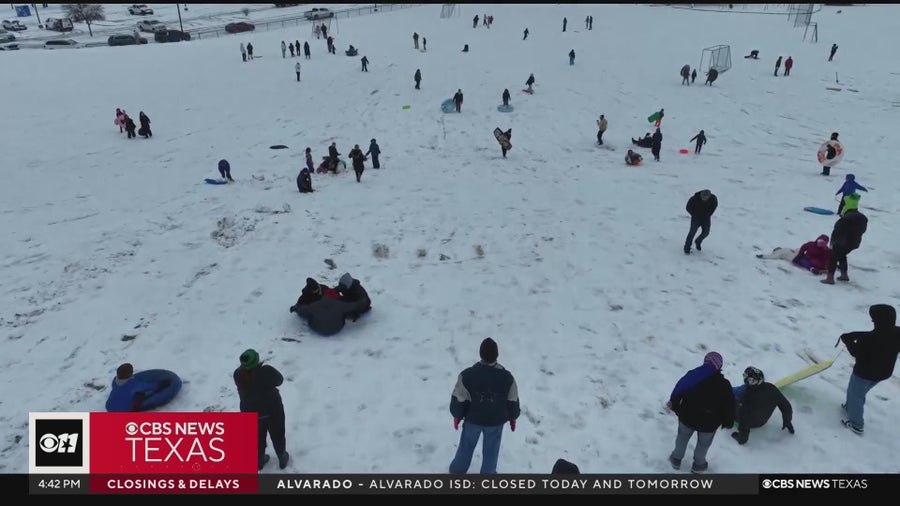 Here's how much snow fell across North Texas during the winter storm ...
