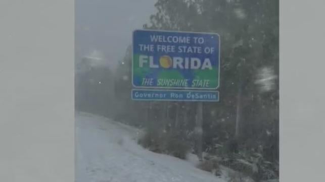 Winter storm brings record-breaking snow to parts of Florida - CBS Miami