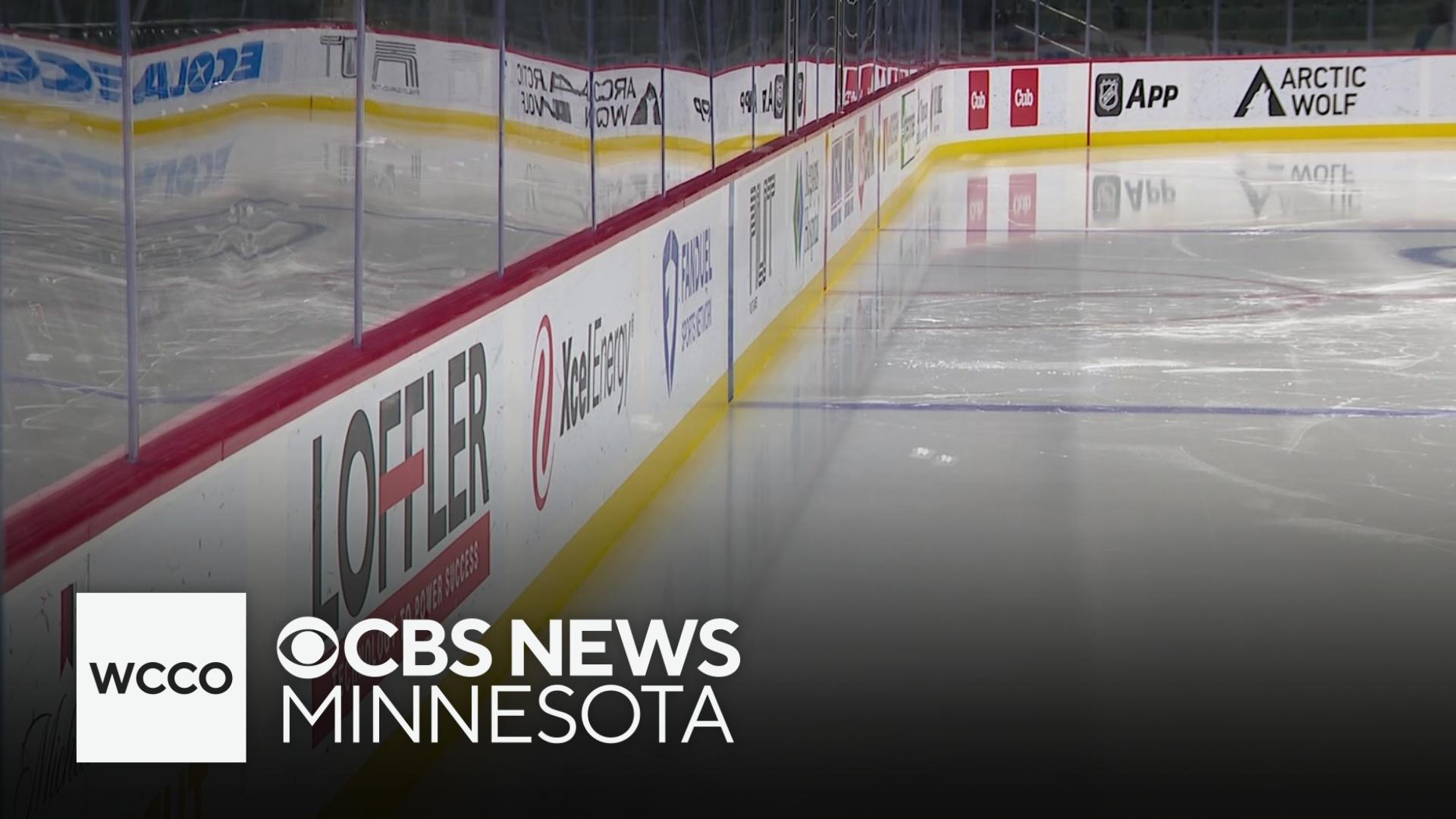Why are dasher board ads at NHL games different on TV from in-person? - CBS Minnesota
