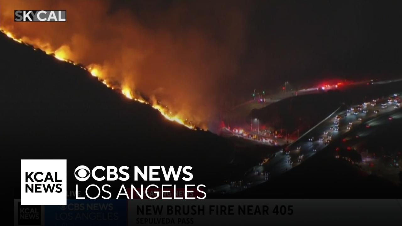 Forward progress of Sepulveda Fire near 405 Freeway stopped, evacuation ...