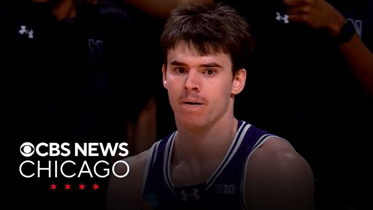 Northwestern basketball star Brooks Barnhizer pushes forward after ...