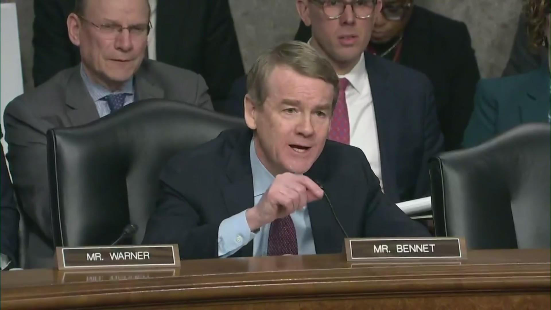 Colorado Sen. Michael Bennet grills Trump's Health and Human Services ...