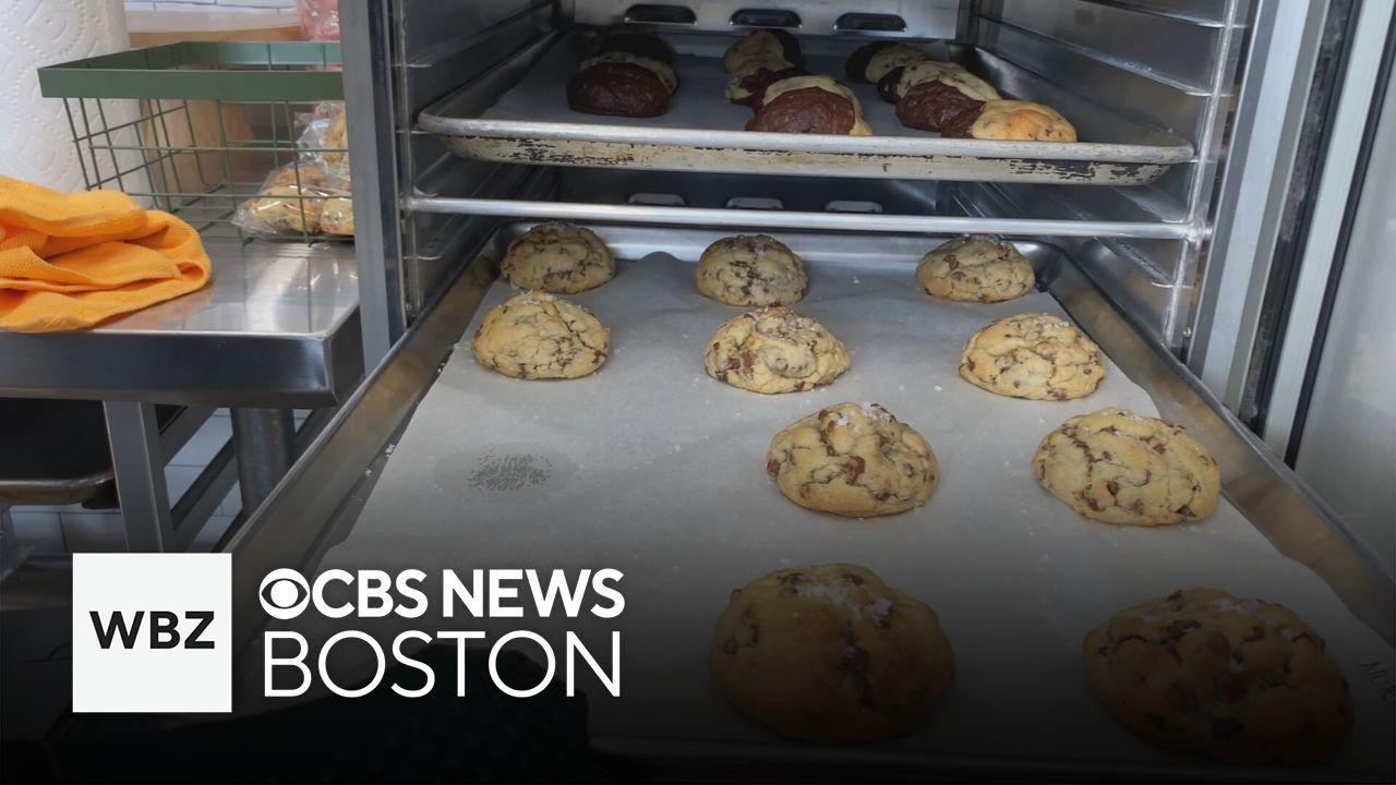 Giant cookies served at Massachusetts bakery that went viral on social ...
