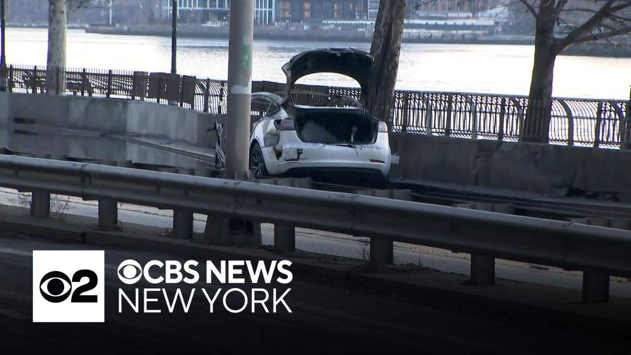 FDR Drive reopens after deadly crash halts traffic in NYC - CBS New York