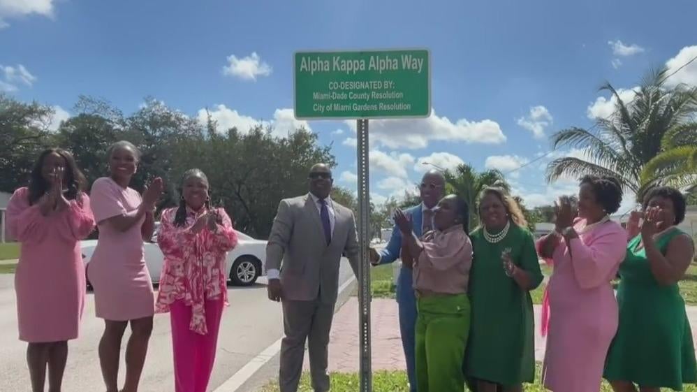 Miami Gardens honors Alpha Kappa Alpha sorority with street renaming ...