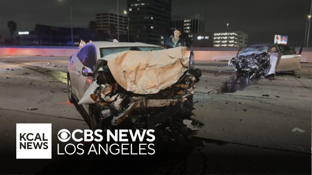 All lanes of southbound 405 Freeway in Encino reopen after deadly crash, hours-long closure ...