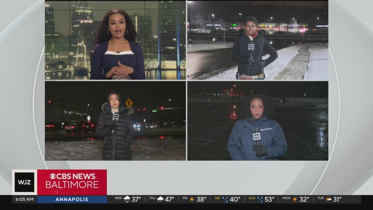 Winter storm dumps snow across Maryland. Here's how much snow the ...