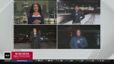 Winter storm dumps snow across Maryland. Here's how much snow the Baltimore area got. - CBS ...