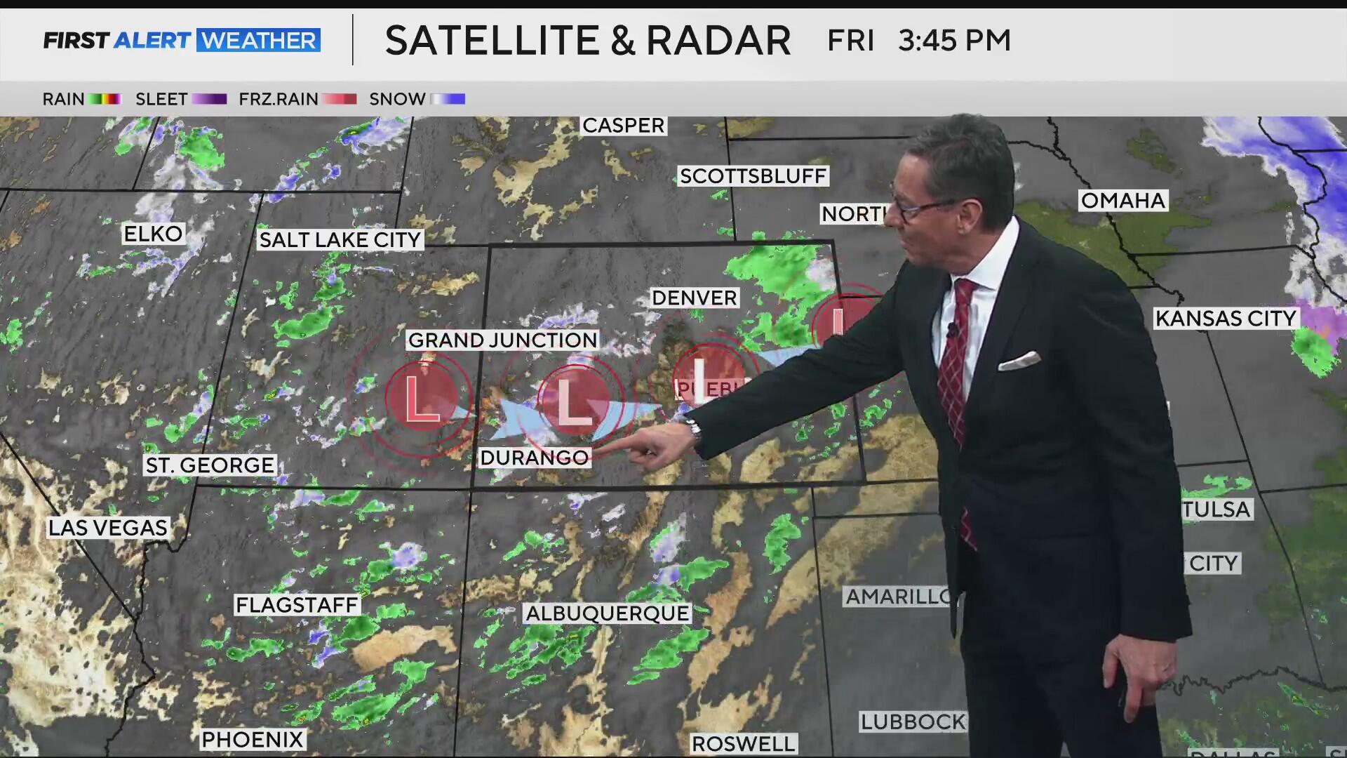 Weekend storm slams Colorado with snow and cold - CBS Colorado