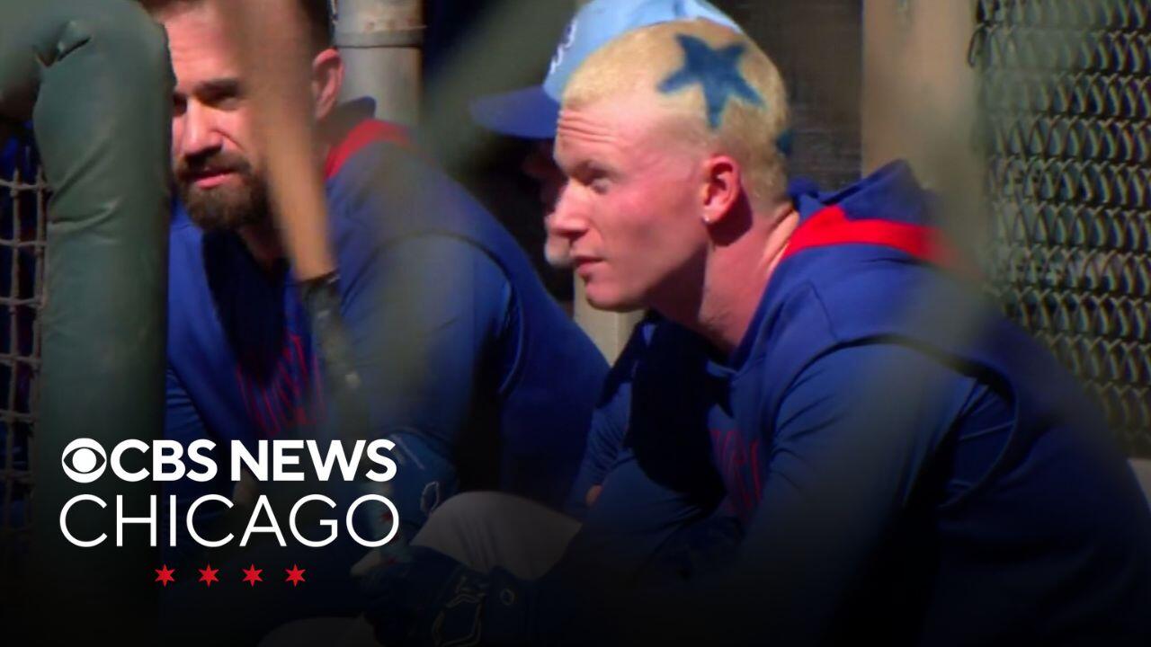 Pete Crow-Armstrong's new hairdo stars at Cubs' spring training - CBS Chicago