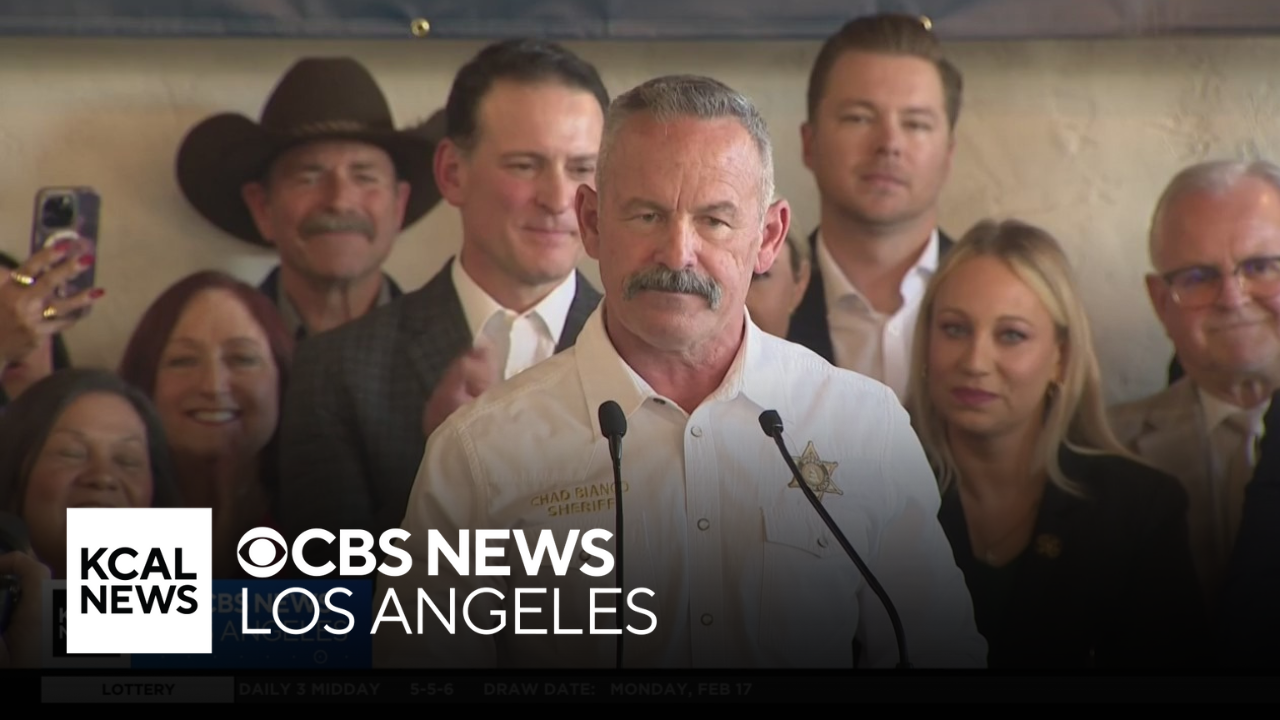 Riverside County Sheriff Chad Bianco announces run for California governor - CBS Los Angeles